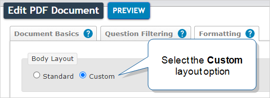 Custom PDF, Word, and HTML Document Layouts