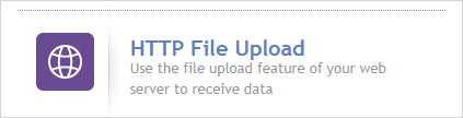 HTTP File Upload Data Destination